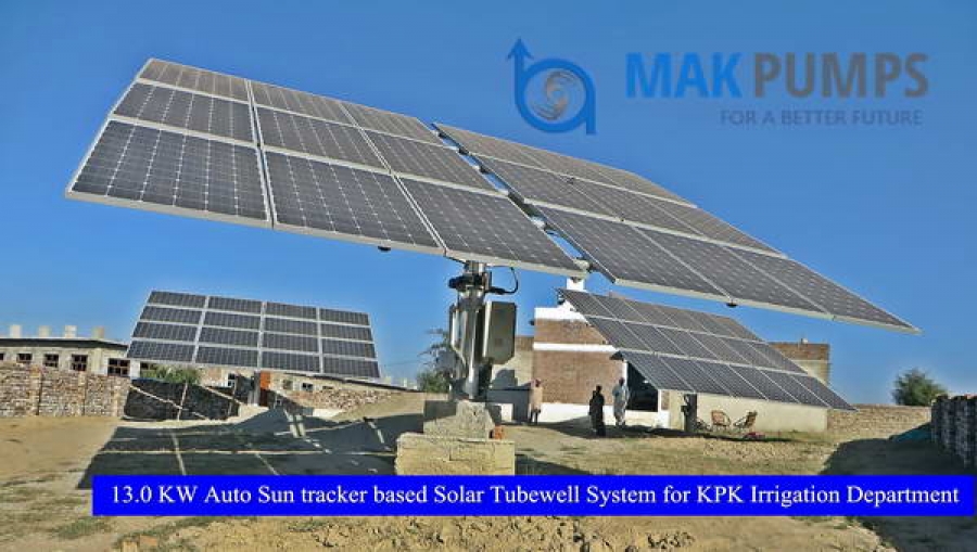13.0 KW Auto Sun Tracker based Solar Tubewell System for KPK Irrigation ...