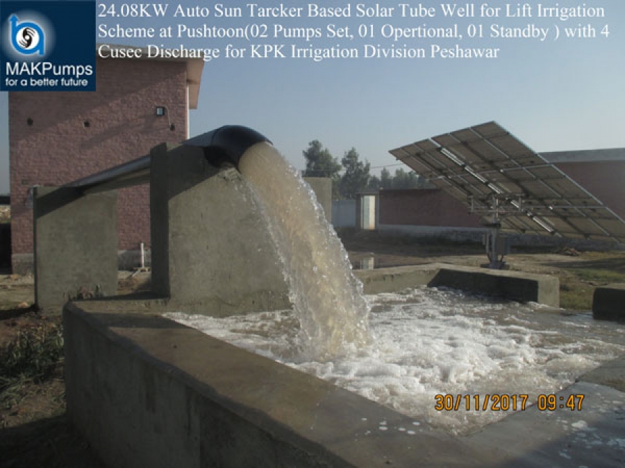24.08KW Auto Sun Tracker based Solar Tube Well for Lift Irrigation ...
