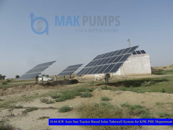 10.66 KW Auto Sun Tracker based Solar Tubewell System for KPK PHE ...