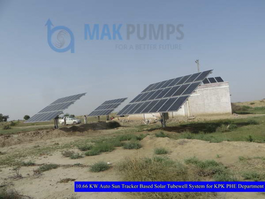 10.66 KW Auto Sun Tracker based Solar Tubewell System for KPK PHE ...